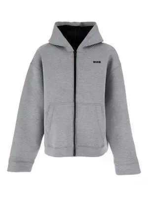 MSGM Hooded Zip-up Jacket