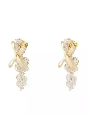 Simone Rocha Embellished Bow Earrings