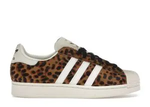 Adidas Adidas Superstar Cream Leopard Sneakers Cream White/gold Metallic