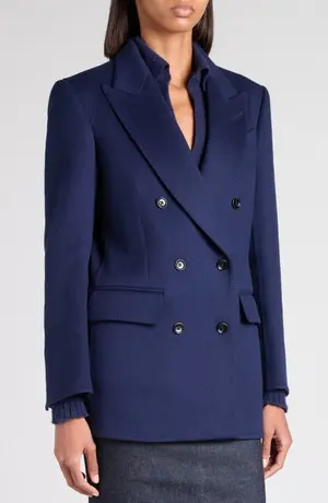 TOM FORD Double-breasted Wool And Cashmere Blazer