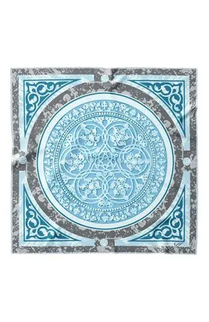 ELIZABETTA Notosilk Pocket Square For - Blue