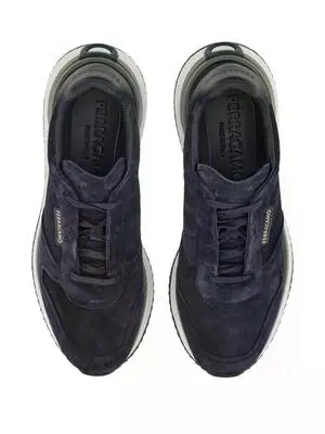 FERRAGAMO Suede Low-cut Sneakers - Blue