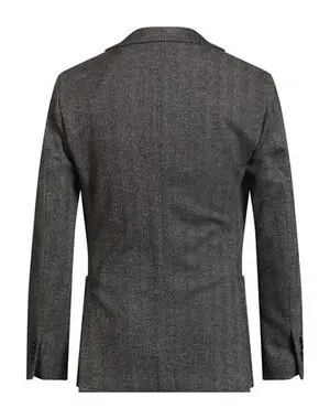 Boglioli Blazer Charcoal Size Cotton, Virgin Wool