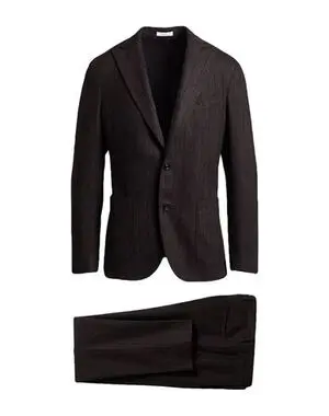 Boglioli Suit Dark Size Virgin Wool - Brown
