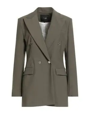 Maje Notched Lapel Outerwear For Women