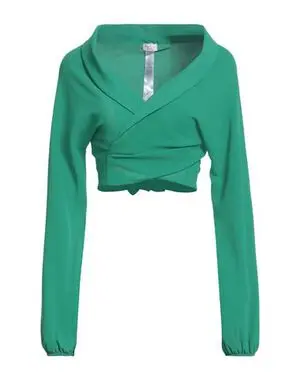 REBEL QUEEN BY LIU •JO Wrap Top - Green