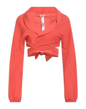 REBEL QUEEN BY LIU •JO Wrap Top - Orange