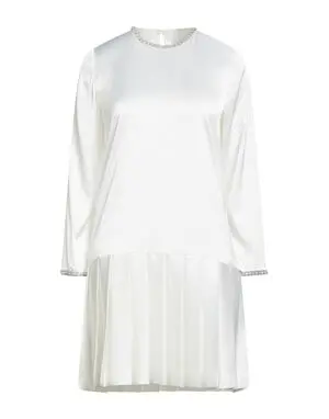 Sandro Mini Pleated Satin Dress