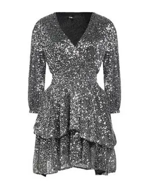Maje Mini Dress Recycled Polyester Metallic Fiber