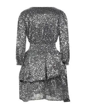 Maje Mini Dress Recycled Polyester Metallic Fiber