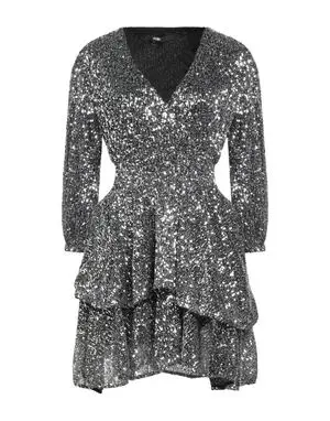 Maje Mini Dress Recycled Polyester Metallic Fiber