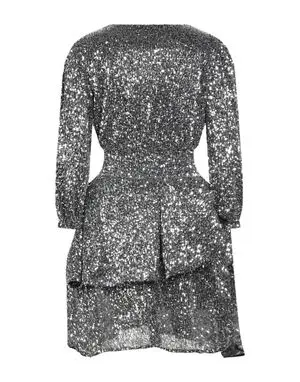 Maje Mini Dress Recycled Polyester Metallic Fiber
