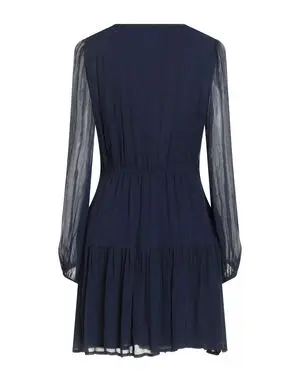 Maje Georgette Mini Wrap Dress