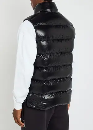 Moncler Tibb Quilted Glossed-shell Gilet