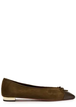 Aquazzura Paneled Flats For Women