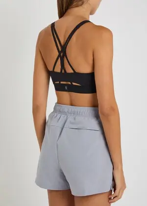 On Studio Stretch-jersey Bra Top - Black