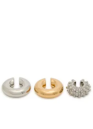Rabanne Set Of Three Metal Ear Cuffs