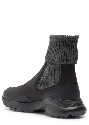 TOD'S Sport Run Nubuck Ankle Boots