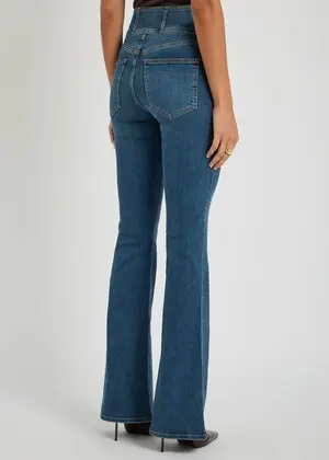 Veronica Beard Beverly Flared-leg Jeans