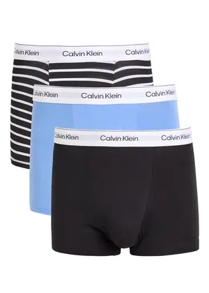 Calvin Klein Icon Stretch-cotton Trunks - Blue