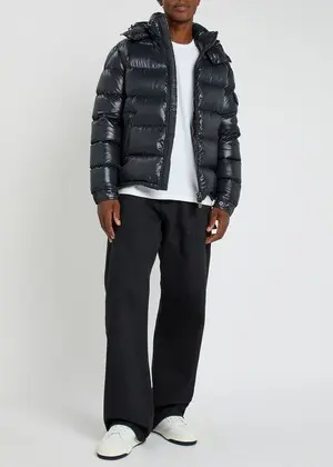 Moncler Maya Padded Shell Jacket - Navy