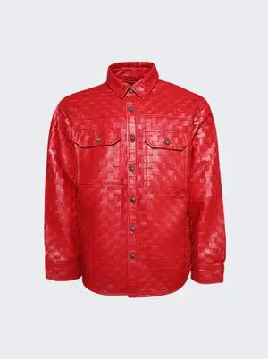 PARIS LAUNDRY Shoji Leather Bowery Overshirt