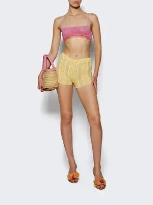 ROBERTA EINER Angel Shorts - Yellow