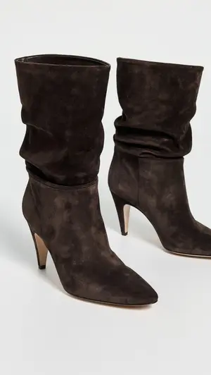 GIANVITO ROSSI Elise Camoscio Stivale Boots - Moka