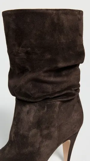 GIANVITO ROSSI Elise Camoscio Stivale Boots - Moka