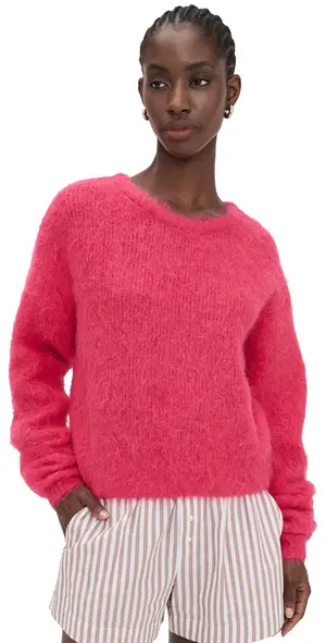 American Vintage Niby Crew Neck Alpaca-blend Sweater