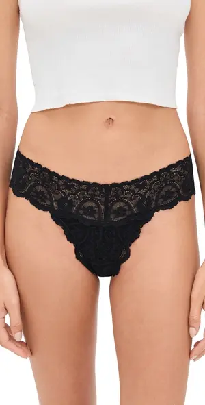 Commando Tulip Tanga - Black