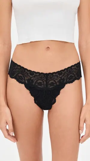 Commando Tulip Tanga - Black