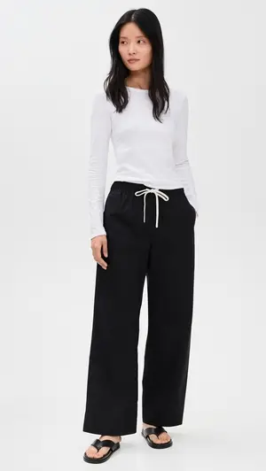 PERFECTWHITETEE Andi Pants - True Black