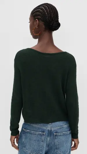 American Vintage V-neck Long Sleeve Sweater