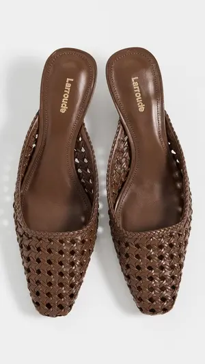 Larroude Amal Macrame Heels