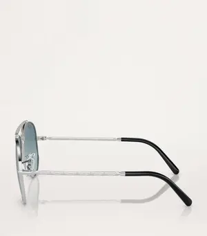 Ray-ban Metal Aviator Sunglasses - Silver