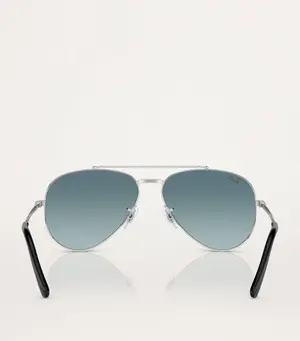 Ray-ban Metal Aviator Sunglasses - Silver