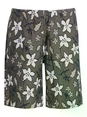 Paul Smith Floral-print Deck Shorts - Grey