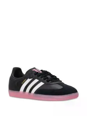 Adidas Samba Juventus Three-stripe Sneakers - Black