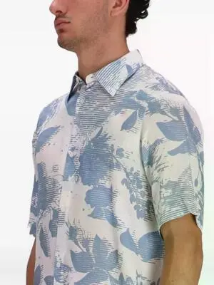 Armani Exchange Floral-print Shirt