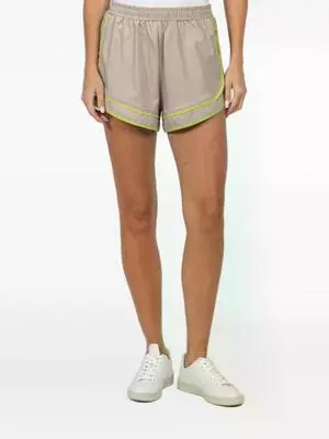 FREEDÉR Contrast-piping Cotton Shorts