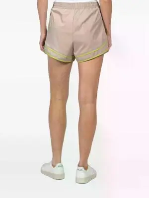 FREEDÉR Contrast-piping Cotton Shorts