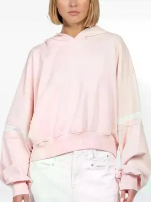 FREEDÉR Paneled Crop Hoodie