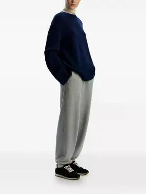 12 STOREEZ Crew Neck Merino Wool Sweater - Blue