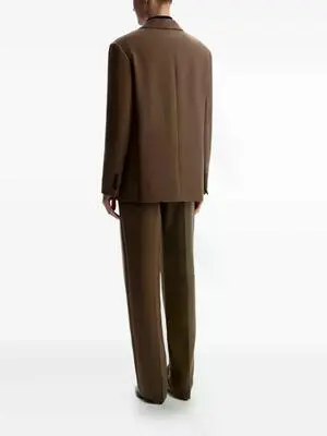 12 STOREEZ Wool-blend Pleated Trousers