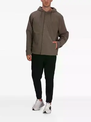 Herno Hooded Button-fastening Jacket