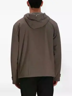 Herno Hooded Button-fastening Jacket