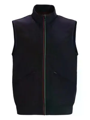Paul Smith Zip-fastening Striped Waistcoat