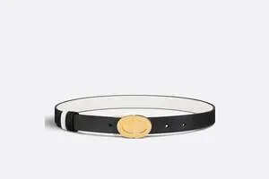 Dior Forever Reversible Belt - Black