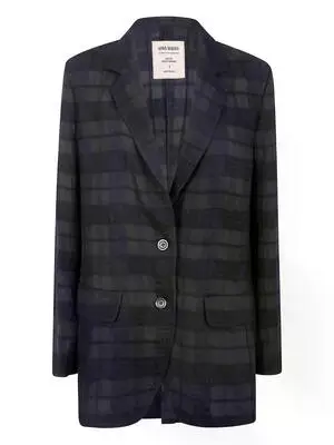 UMA WANG Checked Wool Blazer